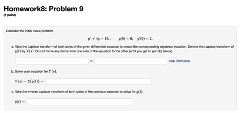 solved homework8 problem 9 1 point consider the initial