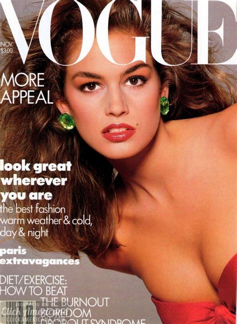 Cindy Crawfords Cosmopolitan And Vogue Covers Of The 1980s Click Americana