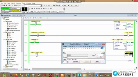 Rslogix Program Using Counter And A Timer Youtube