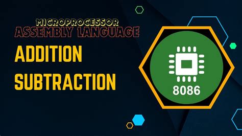 4 Addition And Subtraction Using Assembly Language Assembly Language Bangla Tutorial Youtube