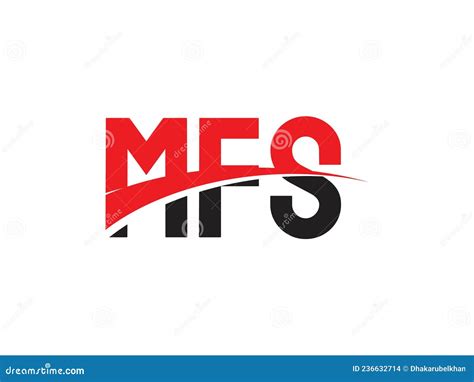 Mfs Letter Initial Logo Design Stock Vector Illustration Of Banner