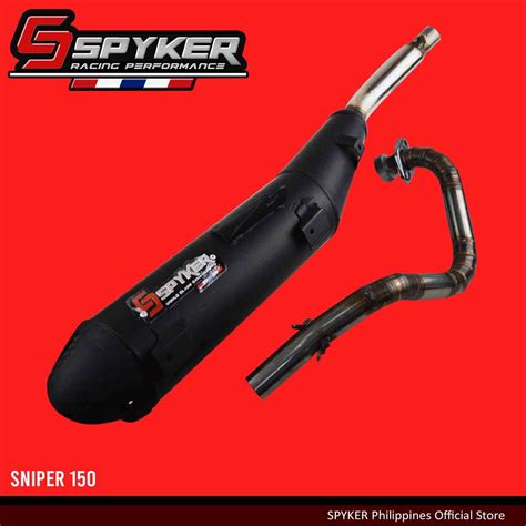 Spyker Pipe V3 For Sniper 150 Full System Exhaust Shopee Philippines