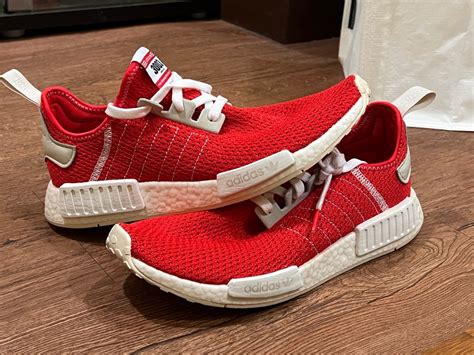 Adidas Red Nmds Mens Fashion Footwear Sneakers On Carousell