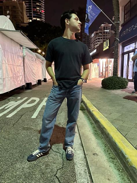 Mens Casual Fit Navy Sambas Outfit Navy Sambas Blue Sambas Nightlife In 2024 Date Night