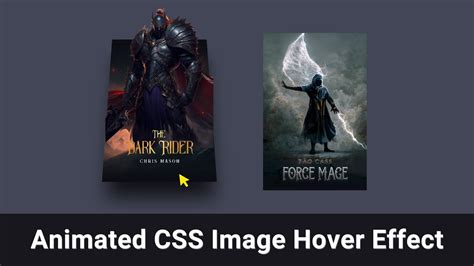 Animated Card Hover Effect With Html And Css Step By Step Tutorial Web