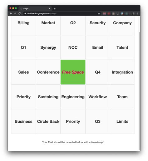 GitHub Dougdragon Buzzword Bingo A Bingo Web Application Written In Javascript Using Uikit