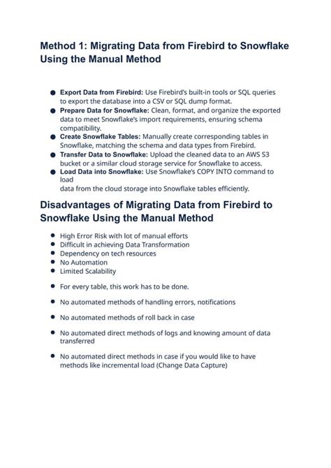 firebird to snowflake migration ask on data pptx