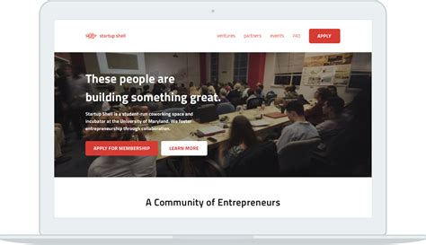 Startup Shell Web