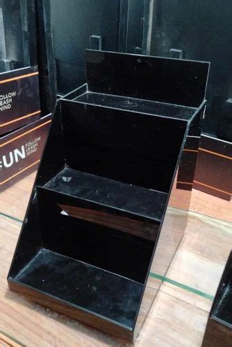 Table Top Acrylic Step Display Stand Without Lit For Promotional At 350 Piece In New Delhi
