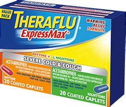 Theraflu Expressmax Sever Cold And Cough Day Night Value Pack 40 Caplets