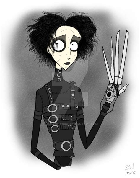 A Man With Scissors By Madame Kikue On DeviantArt Tim Burton Marilyn Manson Art Man