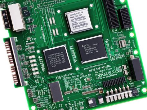 Premium AI Image Motherboard Closeup Technology Integrated Microchip Circuit Board Computer