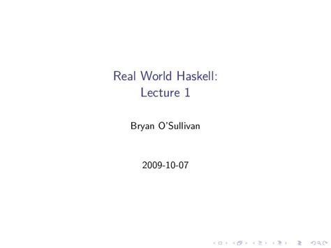 pdf real world haskell lecture 1 dokumen tips