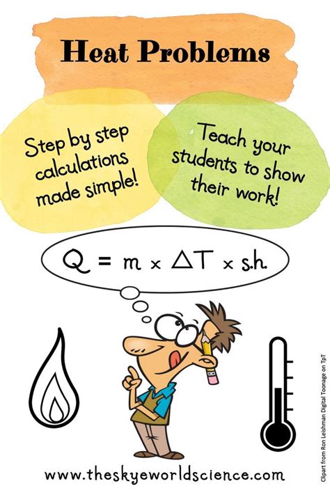 Calculating Heat Problems Worksheet Activity Artofit
