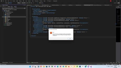 Dotnet 8 Mvc Error Fix With Nuget Package Manager Mcdonald Musimwa