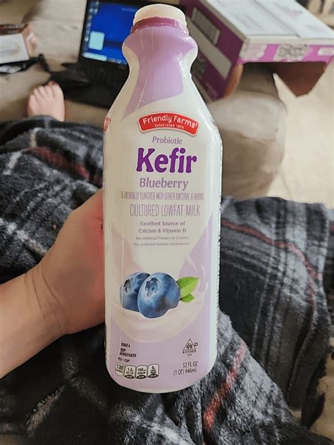 Friendly Farms Kefir Probiotic Blueberry Cultured Lowfat Milk Fig App