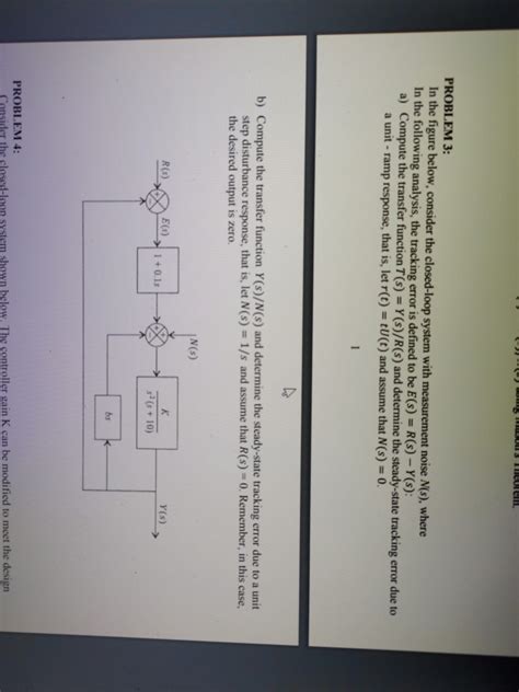 Solved PROBLEM The Signal Flow Graph Representation Of Chegg