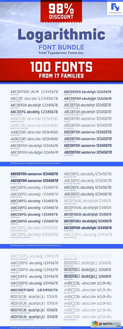 Logarithmic Font Bundle Free Download Vector Stock Image Photoshop Icon