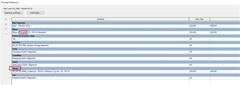 automatically add flange in routing preferences as a separate object when creating an elbow