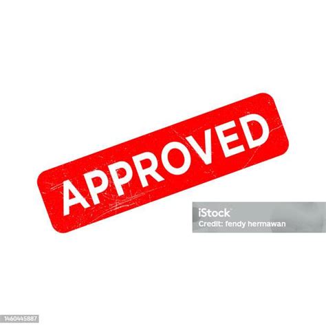 흰색 배경에 승인된 고무 스탬프 아이콘 벡터 디자인 템플릿 개념에 대한 스톡 벡터 아트 및 기타 이미지 개념 거절 검증