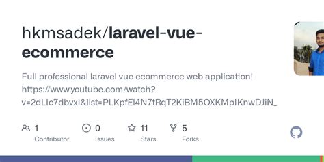github hkmsadek laravel vue ecommerce full professional laravel vue
