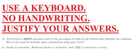 Solved Use A Keyboard No Handwriting Justify Your Answers