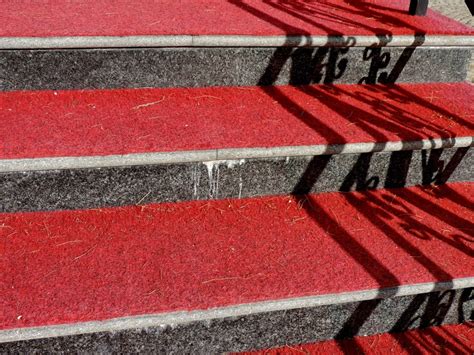 무료 사진 카펫 빨간색 레드 카펫 양탄자 앞에서 거리 포장 패턴