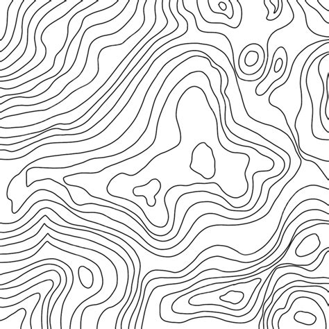 Mountain Topography Contours Mountain Drawing Mountain Sketch