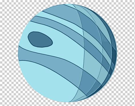 태양계 수채화 페인트 젖은 잉크 해왕성 행성 천왕성 그리기 Png Klipartz