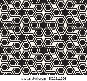 Seamless Pattern Intersecting Stripes Poly Lines Stock Vector Royalty Free