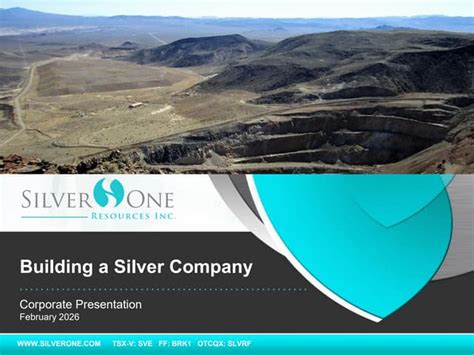 Silver One Corporate Presentation February 2026 Pdf
