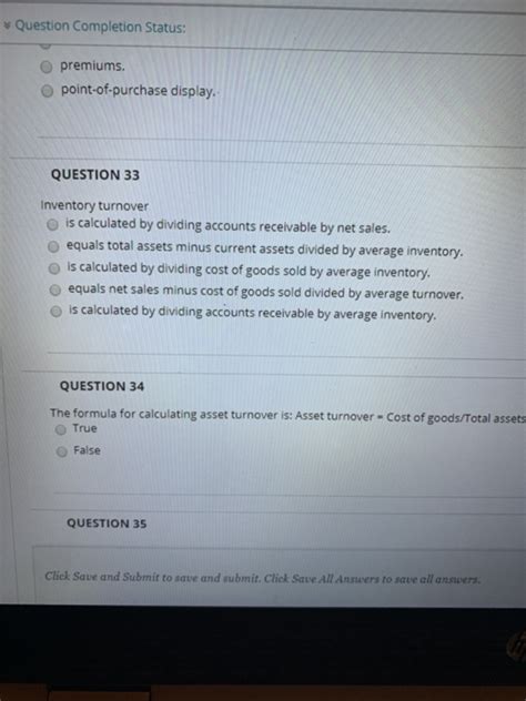 Solved Question Completion Status O Premiums Chegg