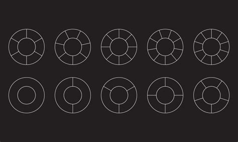 Pie Chart Six Sections Vector Images Over 300