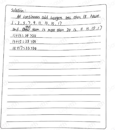 Solved 19 Find All Pairs Of Consecutive Odd Positive Integers Both Of Which Are Smaller Than 1