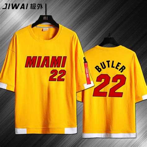 詹姆斯6号球衣韦德热火队主客场短袖t恤男女比赛训练篮球队服虎窝淘