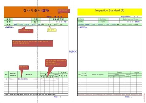 Isir 검사 협정서고객 승인서 Ppap 제출서류 작성법 네이버 블로그