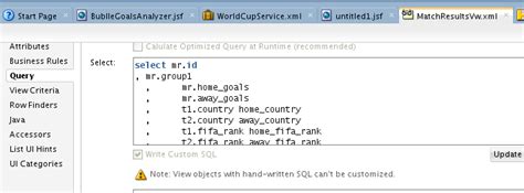 Using Adf Dvt Bubble Chart To Display The Number Of Goals Per Match Per