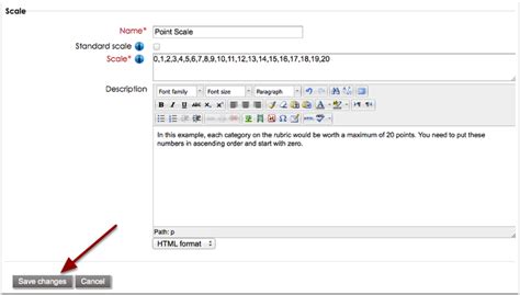 How To Create A Traditional Rubric In Moodle 2 0 Moodle Maven