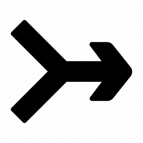 Arrow Blend Combine Consolidate Incorporate Join Merging Icon