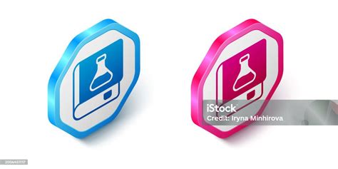 등각 투영 화학 책 아이콘은 흰색 배경에 고립되어 있습니다 육각 버튼 벡터 0명에 대한 스톡 벡터 아트 및 기타 이미지 0명 3차원 형태 Dna Istock