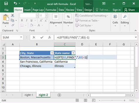 Using Excel S LEFT Formula Deskbright