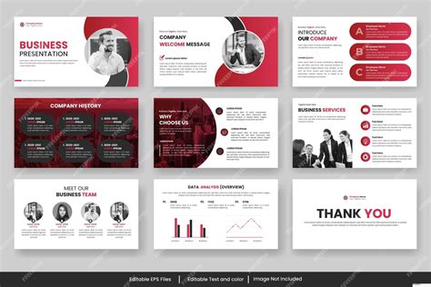 Premium Vector Creative Business Presentation Slides Template Design Use For Modern