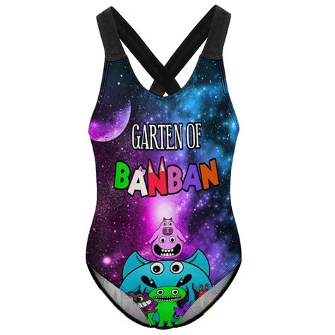 Garden Of Banban One Piece Swimsuits For Girls Quick Dry Swimwear