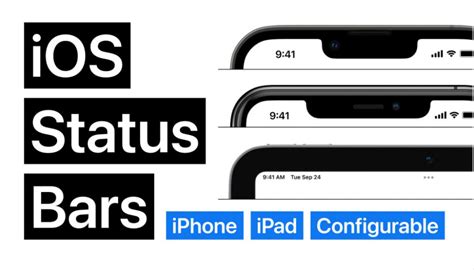 Free IOS Status Bar Figma UI Kit