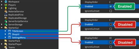 on screen ui containers documentation roblox creator hub
