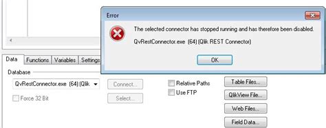 Error Message After Installing Qv Rest Connector Qlik Community 63916