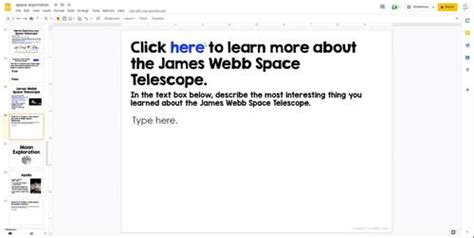 Space Exploration Interactive Lesson And Activity TPT