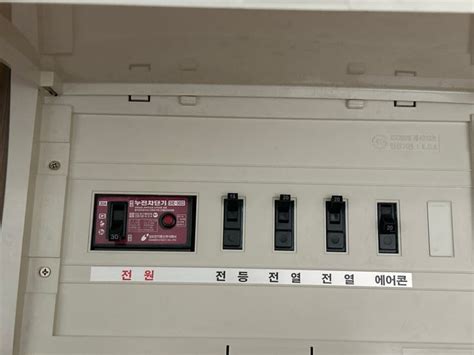 누전 차단기 스위치 질문 지식in