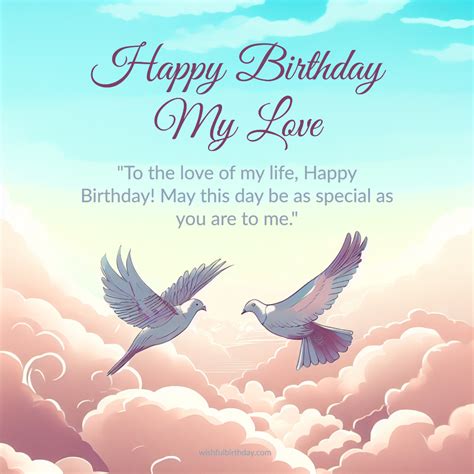 20 Romantic Happy Birthday My Love Images Wishful Birthday