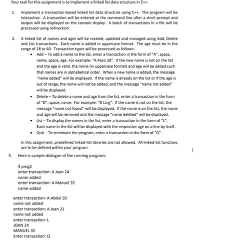 Solved Your Task For This Assignment Is To Implement A